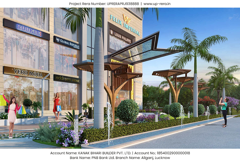 Felix Imperial commercial property in Sushant Golf City Lucknow